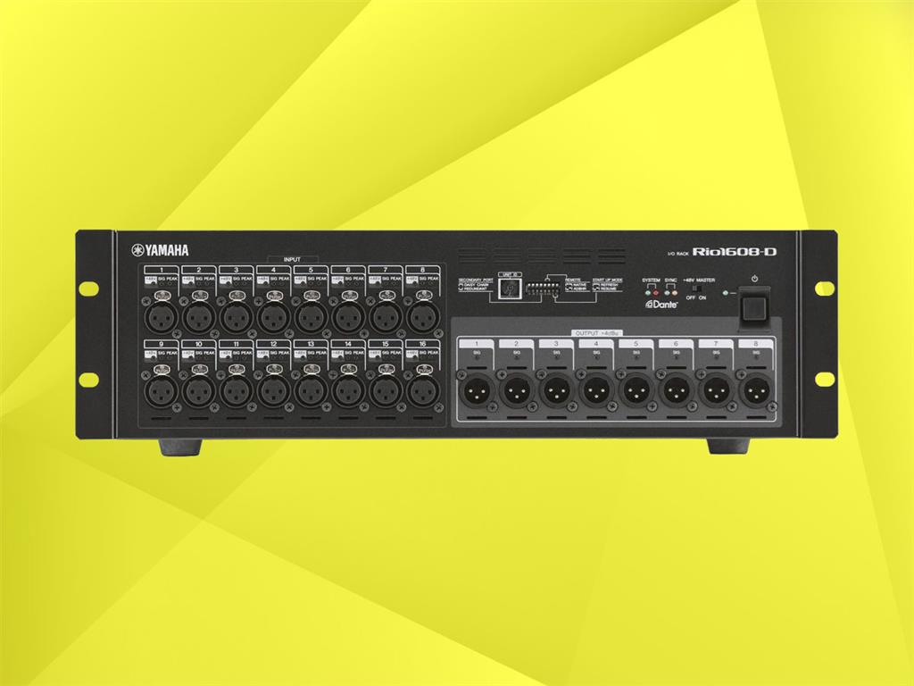 YAMAHA RIO-1608/D2 Digitale Stagebox (Dante) 16/8-Kanal; - fournell ...